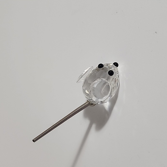 Swarovski | Other | Vintage Swarovski Crystal Mouse With Metal Spring ...